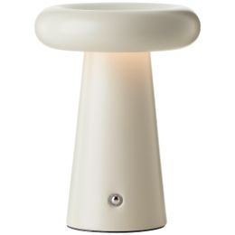 BRILLIANT LEUCHTEN Brilliant Muffin Tischleuchte LED Beige, 1-flammig