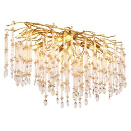 Globo Gloria Deckenleuchte Gold, 10-flammig