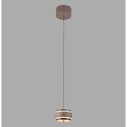 Paul Neuhaus PURE Falling Rings Pendelleuchte LED Bronze, Chrom, 1-flammig, Fernbedienung