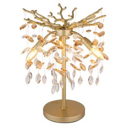 Globo Queena Tischleuchte Gold, 3-flammig