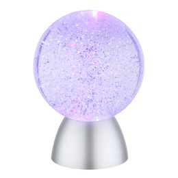 Globo Glimmer Dekoleuchte LED Schwarz, 1-flammig, Farbwechsler