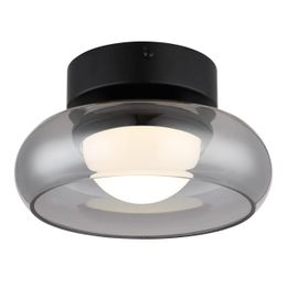 Globo Carlene Deckenleuchte LED Schwarz, 1-flammig