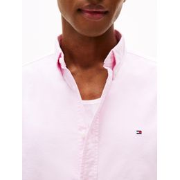 Tommy Hilfiger Herren Langarmhemd "SOLID HERITAGE OXFORD Regular Fit", rosa, Gr. L, Web, Obermaterial: 100% Baumwolle, Hemden, Regular Fit Oxford
