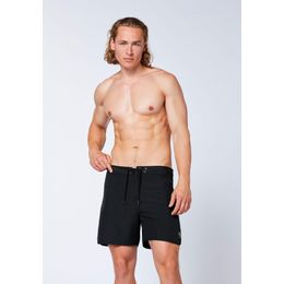 Chiemsee Herren Badeshorts, schwarz, Gr. 30, 100% Polyester, Badehosen