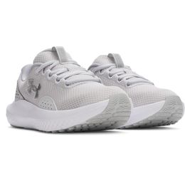 Under Armour Damen Laufschuh "UA W Charged Surge 4", Gr. 36,5halo gray, weiß, Synthetik, Textil, Schuhe