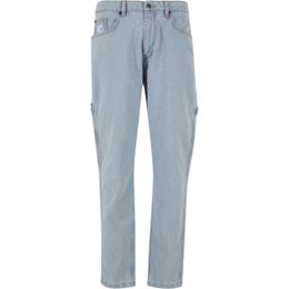 Bequeme Jeans Karl Kani "Karl Kani Herren", Damen, Gr. 28, Normalgr&ouml;&szlig;en, lightblau, 100% Baumwolle, unifarben, normal, Jeans