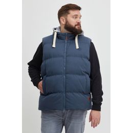 Blend Herren Kurzweste "BHJens Big & Tall", blau, Gr. XXXL, 80% Polyester, 20% Baumwolle, Westen, Stilvolle Steppweste