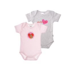 Liliput Jungen Body "gro&szlig;e Liebe", Gr. 74, rosa, 100% Baumwolle, bedruckt, Bodys, Mit niedlichen Motiven
