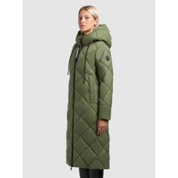 Khujo Damen Steppmantel "Cilia"gr&uuml;n, Basic, Gr. XS, Obermaterial: 100% Nylon. Innenfutter: 100% Nylon. Wattierung: 100% Polyester, M&auml;ntel, Gesteppter