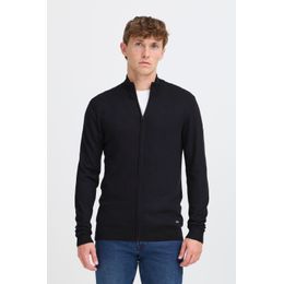 Blend Herren Strickjacke "BHWebe", schwarz, Basic, Gr. XL, meliert, Feinstrick, 78% Viskose, 22% Polyester, Strickjacken, Stilvolle Strickjacke mit