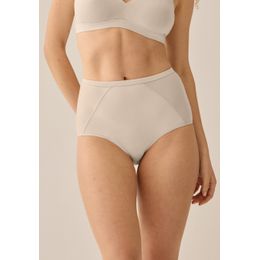Naturana Damen Taillenslip "Modern Minimizer", Gr. 48, beige, Obermaterial: 80% Polyamid, 20% Elasthan, unifarben, Unterhosen, hoch ausgeschnitten,