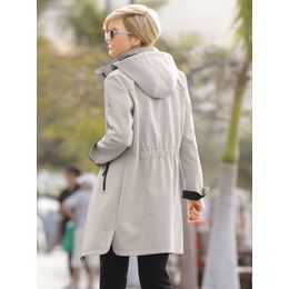 Casual Looks Damen Softshelljacke, grau, Gr. 20, unifarben, 94% Polyester, 6% Elasthan, Jacken