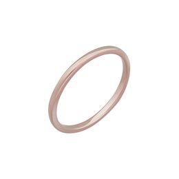 CAI CA&Iuml; Damen Fingerring "925 Silber ros&eacute; vergoldet Basic Stacking", 050 (15,9), Silber 925 (Sterlingsilber), rot, Silber 925 (Sterlingsilber),