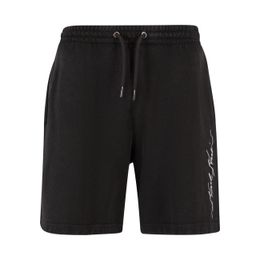 Karl Kani Herren Sweatshorts "Karl Kani KM242-049-1 Autograph Washed Sweatshorts"schwarz, Gr. XXL, 100% Baumwolle, Hosen