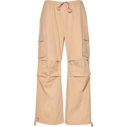 Stoffhose Karl Kani "Karl Kani Herren", Herren, Gr. XS, US-Gr&ouml;&szlig;en, sand, 100% Baumwolle, relaxed fit, Hosen Stoffhose