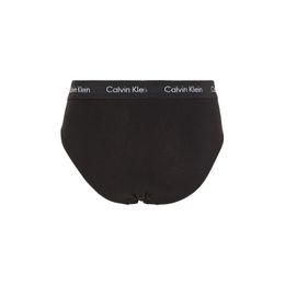 Herren Hipster "CK HIP BRIEF 3PK", Calvin Klein Underwear, Gr. L, schwarz, Jersey, Obermaterial: 95% Baumwolle, 5% Elasthan, unifarben, Unterhosen,