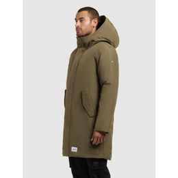Khujo Herren Wintermantel "Fogg", gr&uuml;n, Basic, Gr. S, Obermaterial: 100% Polyester. Innenfutter: 100% Nylon. Wattierung: 100% Polyester, M&auml;ntel,