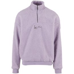 Karl Kani Herren Sweater "Karl Kani KK Metal Signature Teddy Troyer"lila, Gr. XXL, 100% Polyester, Sweatshirts