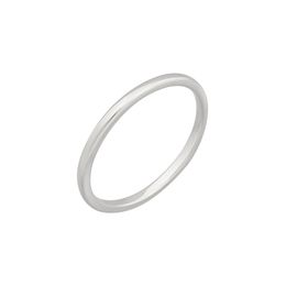 CAI CA&Iuml; Damen Fingerring "925 Sterling Silber rhodiniert Basic Stacking", 052 (16,6), Silber 925 (Sterlingsilber), wei&szlig;, Silber 925 (Sterlingsilber),