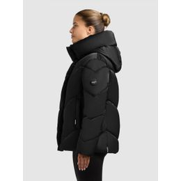 Khujo Damen Winterjacke "Olsa2"schwarz, Gr. L, Obermaterial: 100% Polyester. Innenfutter: 100% Polyester. Wattierung: 100% Polyester. &Auml;rmelfutter: