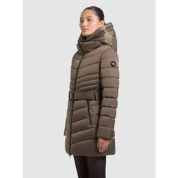 Khujo Damen Kurzmantel "Kina", braun, Gr. S, Obermaterial: 100% Polyester. Innenfutter: 100% Nylon. Wattierung: 100% Polyester. Beschichtung: 100%