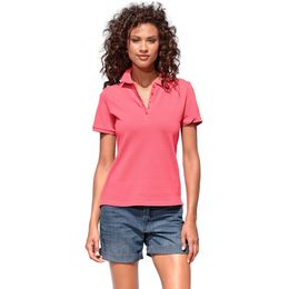 Heine Damen Poloshirt "Poloshirt", orange, Gr. 36, unifarben, 95% Baumwolle, 5% Elasthan, Shirts