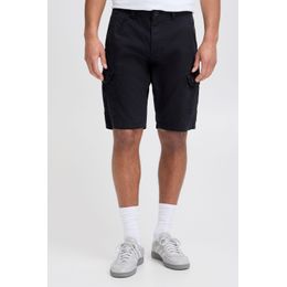 Blend Herren Cargoshorts "BHCrixus", schwarz, Gr. S, unifarben, Web, 100% Baumwolle, Hosen, Stilvolle Cargo Shorts mit Taschen