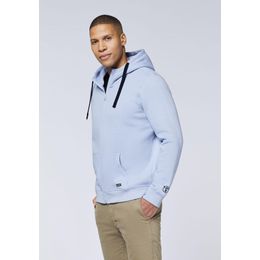 Chiemsee Herren Sweatjacke, blau, Gr. XXL, unifarben, 60% Baumwolle, 40% Polyester, Sweatjacken