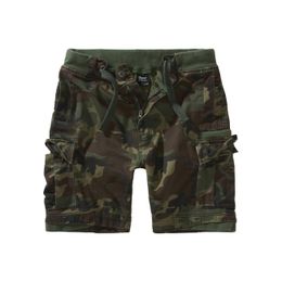 Brandit Damen Stoffhose "Brandit Herren Packham Vintage Shorts"woodland, Gr. XXXL, unifarben, 100% Baumwolle, Hosen
