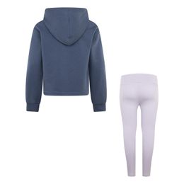 Converse M&auml;dchen Kapuzensweatshirt "CNVG DCTP HOODIE & LEGGING SET", blau, Gr. 116, Obermaterial: 60% Baumwolle, 40% Polyester. Kapuzenfutter: 65%