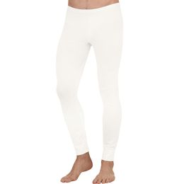 TRIGEMA Herren Lange Unterhose "TRIGEMA Lange Ski/Sport Funktionshose aus Merinowolle", Gr. S, beige, 80% Wolle (Merinowolle), 20% Polyamid,