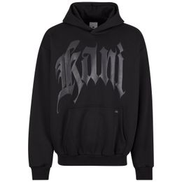 Kapuzensweatshirt Karl Kani "Karl Kani KK Puffy Kani Os Hoodie", Herren, Gr. L, schwarz, 65% Baumwolle, 35% Polyester, Sweatshirts