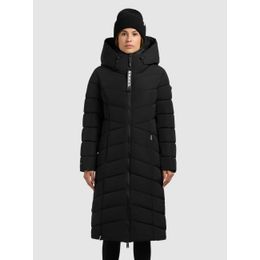 Khujo Damen Steppmantel "FISKA"schwarz, Gr. M, unifarben, Steppware, Obermaterial: 100% Polyester. Futter: 100% Nylon. Wattierung: 100% Polyester,