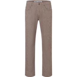 Stoffhose MAC "Arne", Herren, Gr. 34, L&auml;nge 32, beige (ginger braun), Web, Obermaterial: 97% Baumwolle, 3% Elasthan, unifarben, regular fit kn&ouml;chellang, Hosen Stoffhose, im Five-Pocket Style