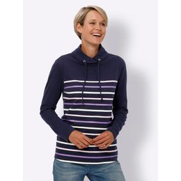 Classic Basics Damen Rollkragenshirt "Rollkragen-Shirt", bunt, Gr. 48, gemustert, gestreift, mehrfarbig, 100% Baumwolle, Shirts