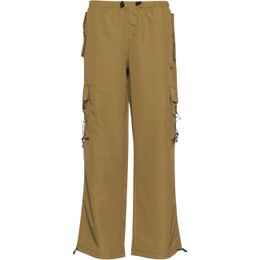 Karl Kani Damen Stoffhose "Karl Kani Damen", braun, Gr. XS, 100% Baumwolle, Hosen