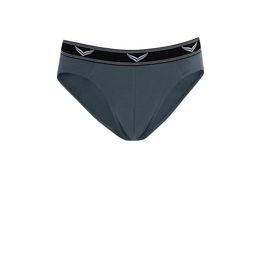 TRIGEMA Herren Slip "TRIGEMA Sportslip im Doppelpack", Gr. XL, grau, 95% Baumwolle, 5% Elasthan, Unterhosen