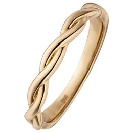 Jobo Damen Goldring "Ring Ros&eacute;goldring geflochten", 52, Ros&eacute;gold 585ros&eacute;gold 585, Ros&eacute;gold 585, Fingerringe, 585 Ros&eacute;gold