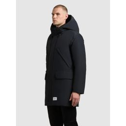 Khujo Herren Wintermantel "Figaro", schwarz, Gr. M, Obermaterial: 100% Polyester. Innenfutter: 100% Nylon. Wattierung: 100% Polyester, M&auml;ntel,