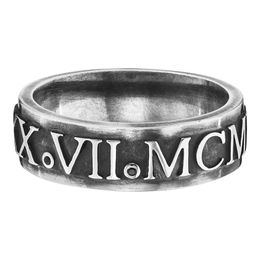 CAI CA&Iuml; Damen Fingerring "925/- Sterling Silber matt-oxidiert mit Spinell", 064 (20,4), Silber 925 (Sterlingsilber), silber, Silber 925 (Sterlingsilber),