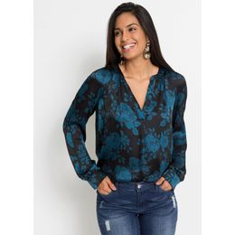 bonprix Damen Tunika, schwarz, Gr. 42, Obermaterial: 100% Polyester, Tuniken