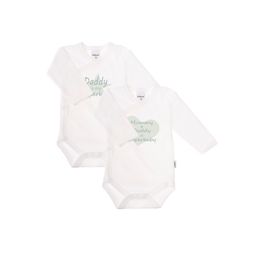 Liliput Jungen Body "Superbaby", Gr. 44, wei&szlig;, 100% Baumwolle, bedruckt, Bodys, mit praktischer Druckknopfleiste