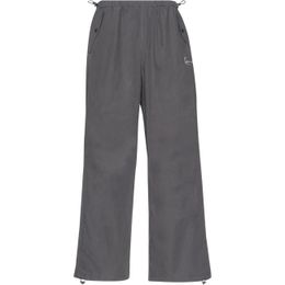 Karl Kani Damen Stoffhose "Karl Kani Herren KM234-070-1 Small Signature Parachute Pants"anthrazit, Gr. XS, 100% Baumwolle, Hosen