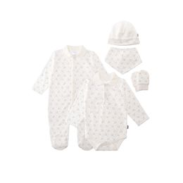 Liliput M&auml;dchen Erstausstattungspaket "Sch&auml;fchen", wei&szlig;, Gr. 44, 100% Baumwolle, KOB Set-Artikel, mit dezentem Sch&auml;fchen-Print