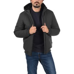 Blend Herren Winterjacke "BHEleon", grau, Gr. XXL, unifarben, 100% Polyester, Jacken, Modische Herren Winterjacke mit Kapuze