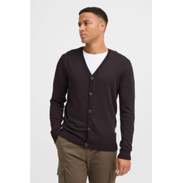 Blend Herren Strickjacke "BHWEBTE", schwarz, Basic, Gr. XXL, unifarben, 78% Viskose, 22% Polyester, Strickjacken, Komfortabler Cardigan mit Kn&ouml;pfen.