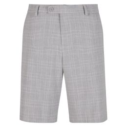 2Y Premium Herren Cargoshorts "2Y Premium 2Y Plaid Shorts With Double Stripe", grau, Gr. S, gestreift, 70% Baumwolle, 27% Polyester, 3% Elasthan,