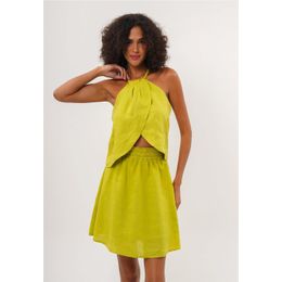 FRESHLIONS Damen Sommerrock "Belli", pink, Gr. L, 100% Leinen, R&ouml;cke, im klassischen Design