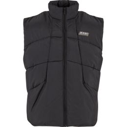 Karl Kani Damen Steppweste "Karl Kani KK Sport Patch Arctic Puffer Vest"schwarz, Gr. XS, 100% Polyester, Westen