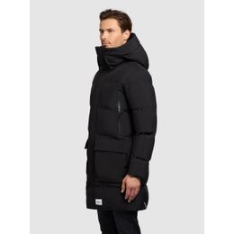 Khujo Herren Wintermantel "Winer3"schwarz, Gr. L, Obermaterial: 100% Polyester. Innenfutter: 100% Polyester. Wattierung: 100% Polyester. &Auml;rmelfutter: